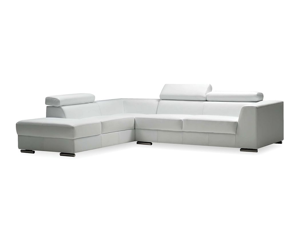 ICON Leather Sectional in White – Mobital Group